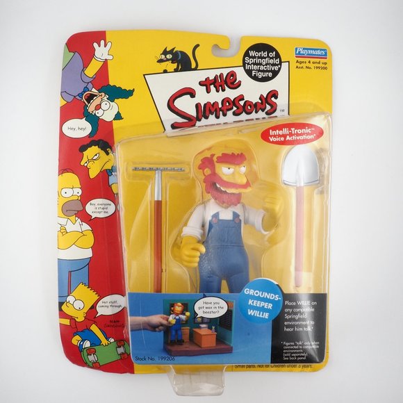 Toys | The Simpsons Vintage Figure Groundskeeper Willy | Poshmark
